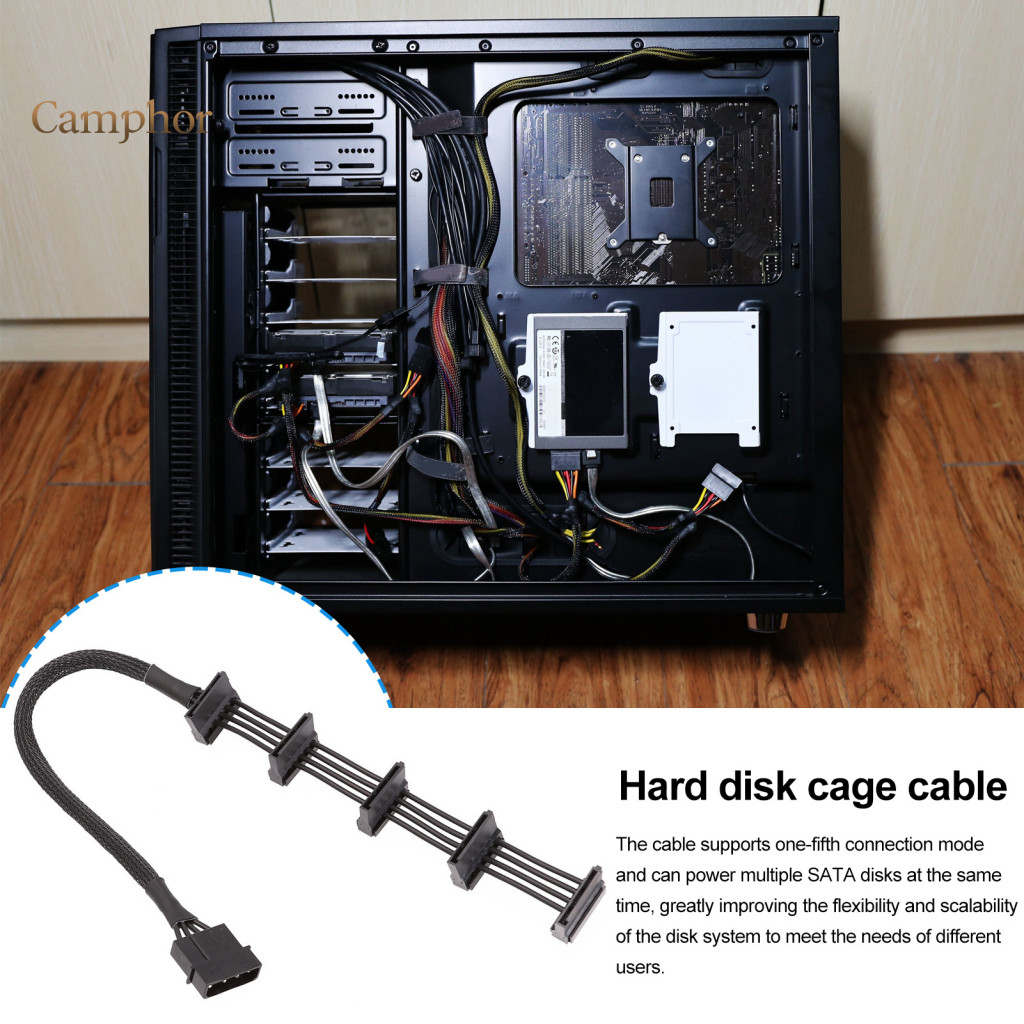 Camphor Improved Hard Drive Performance Cable Universal Sata Power ...