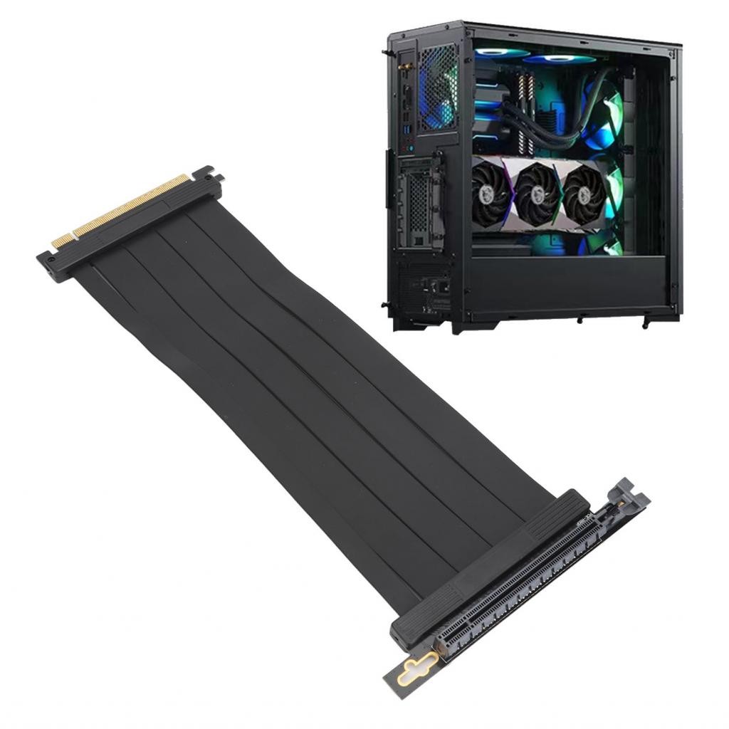 Bamaxis DAUZ GPU Riser Cable PCIE4.0 X16 High Speed Flexibility 9.8 ...
