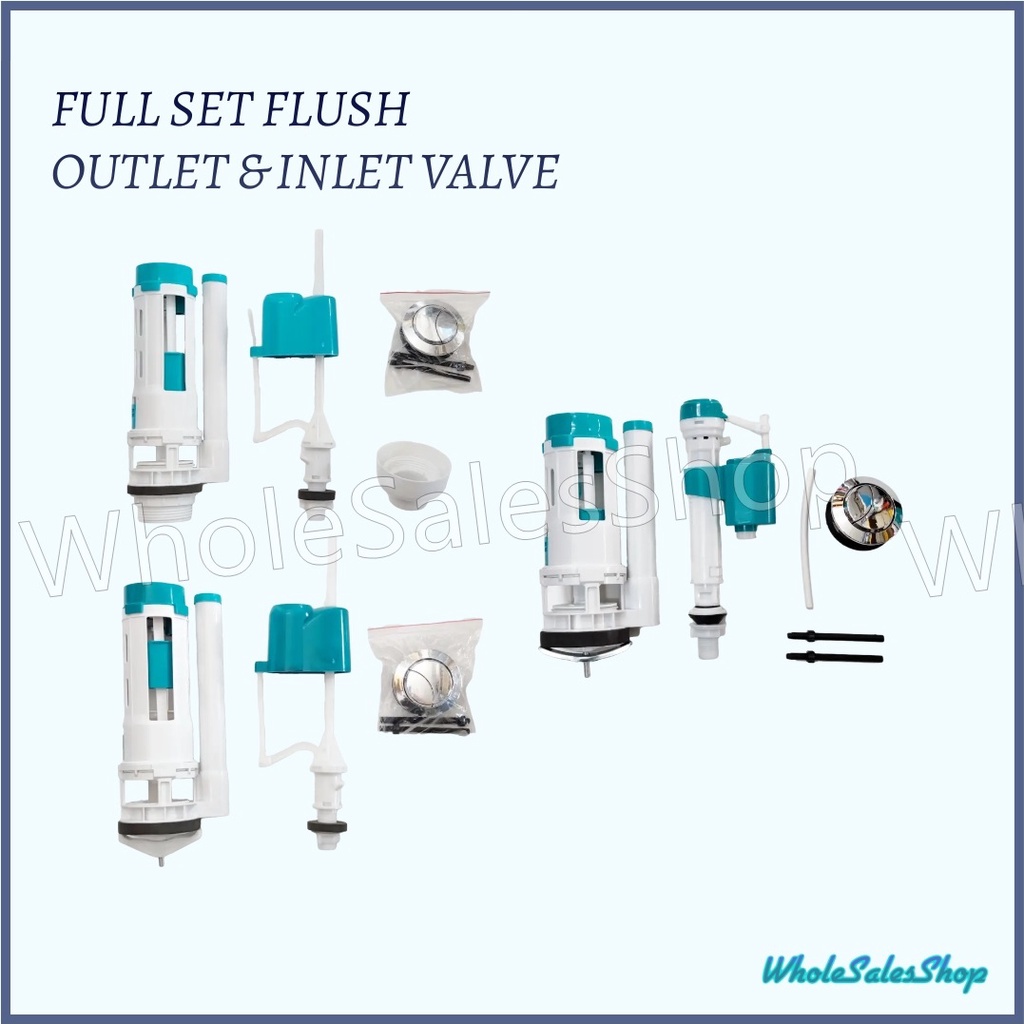 [Random Colour Send Out] FULL SET TOILET WATER TANK VALVE TOILET WATER ...