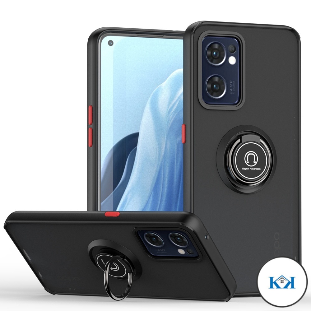 KK Matte Casing for OPPO Reno 7 5G Reno7 Z 7Pro Transparent Ring ...