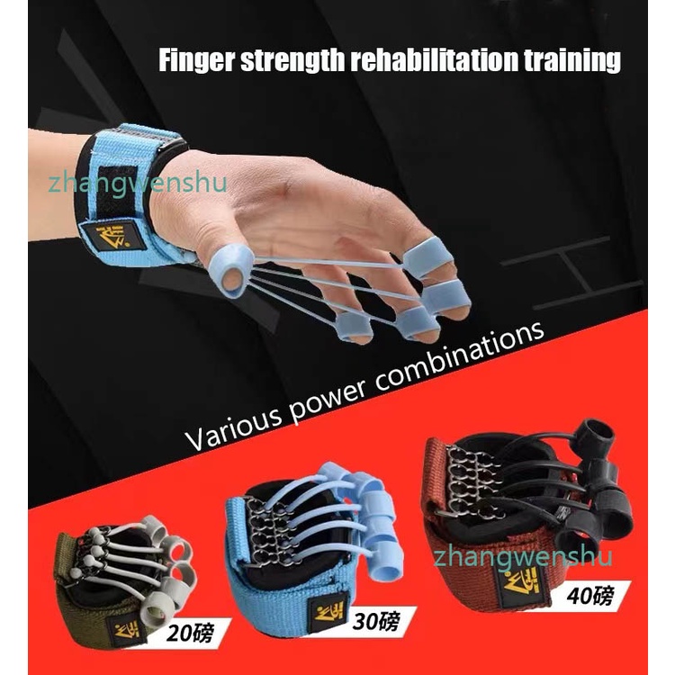 Finger Gripper Strength Trainer 20/40/60/75 lbs Fingers Flexion ...