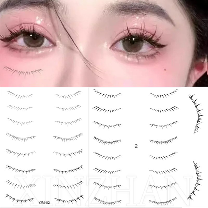 Natural Lifelike Makeup Fake Lashes Extension / Eyes Makeup Tools ...