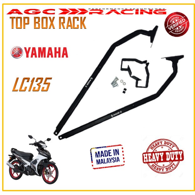 YAMAHA LC 135 V1 TO V7 LC 135 V8 TOP BOX RACK MONORACK HEAVY DUTY ...
