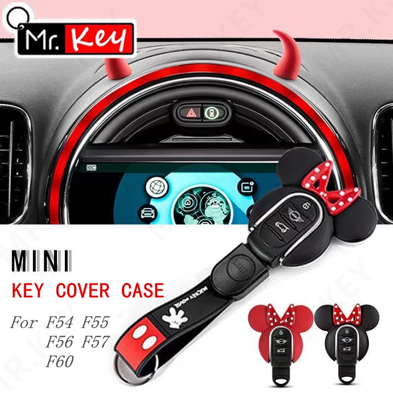 【Mr.Key】New Mickey Style Key Case Cover For Mini Cooper F54 F55 F56 F57 ...