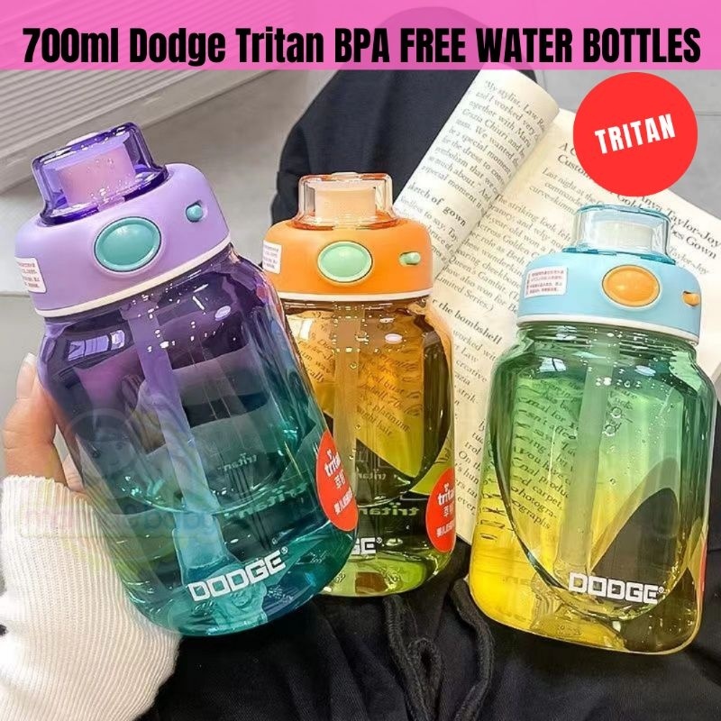🇲🇾🔥[READY STOCK]🔥ORIGINAL Dodge 700ml Leakproof TRITAN BPA Free Water Bottle | Shopee Malaysia
