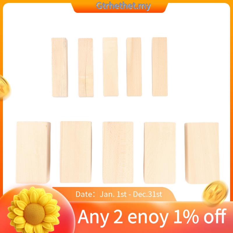 10Pack Basswood Carving Blocks Kit Whittling Blanks Beginners Unfinished Wood Whittling Blocks ...