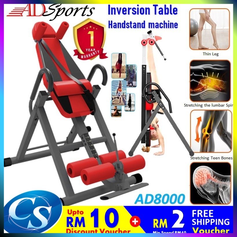 ADSports AD8000 Inversion Table Therapy Handstand Machine Upside Down ...