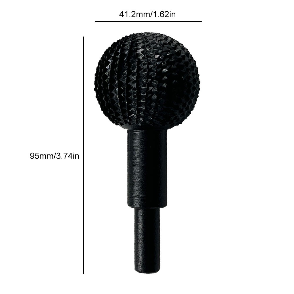 41.2mm Carbide Burr Ball Rotating Burr Ball Round Chisel Grinding Head ...