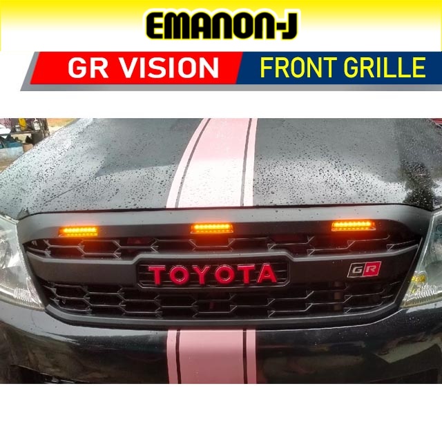 Hc Cargo Toyota Hilux Vigo 2008 - 2011 Front Grill Yellow LED KUN26 ...