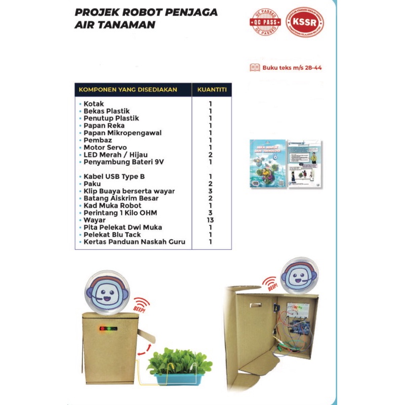 Projek Robot Penjaga Tanaman RBT Tahun 6 - STEM - KSSR - Reka Bentuk ...