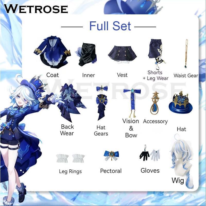 [Wetrose]Furina SSR Cosplay Costume Genshin Impact Ousia Pneuma Furina ...