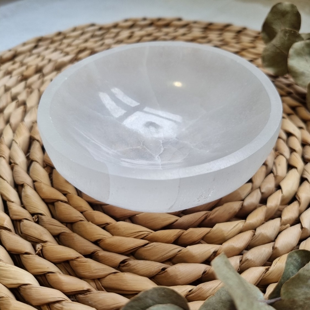 (Ready Stock) Morocco Selenite Bowl - Round Shape (10cm) | Shopee Malaysia