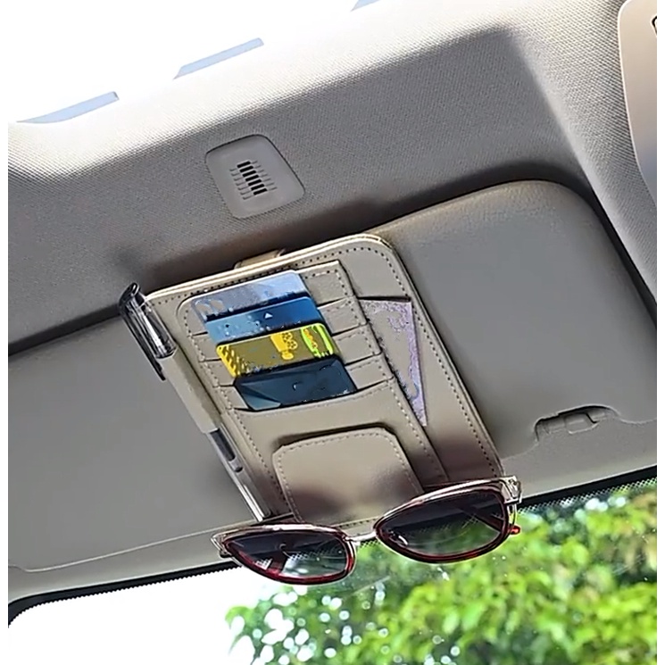Car Sunshade Card Holder/Car Sun Visor Organizer | Shopee Malaysia