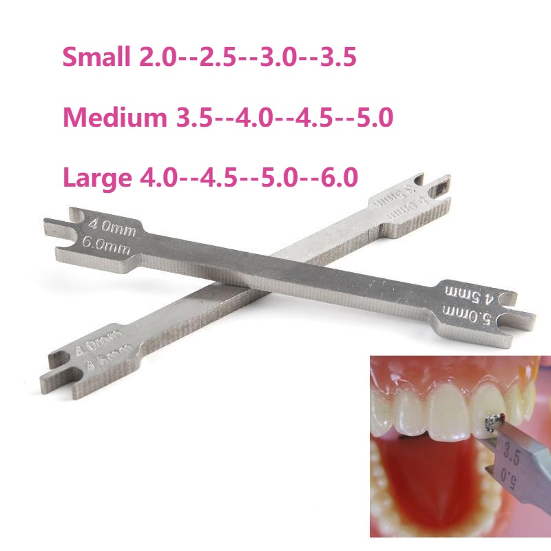 Stainless Steel Locator Dental Bracket Placement Gauge Dental ...