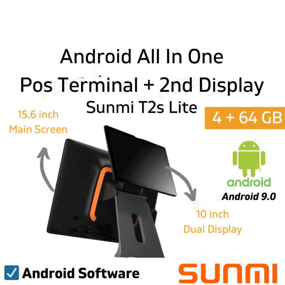 Sunmi T2s Lite 15 6 Touchscreen Pos Android Terminal 10 1 Second