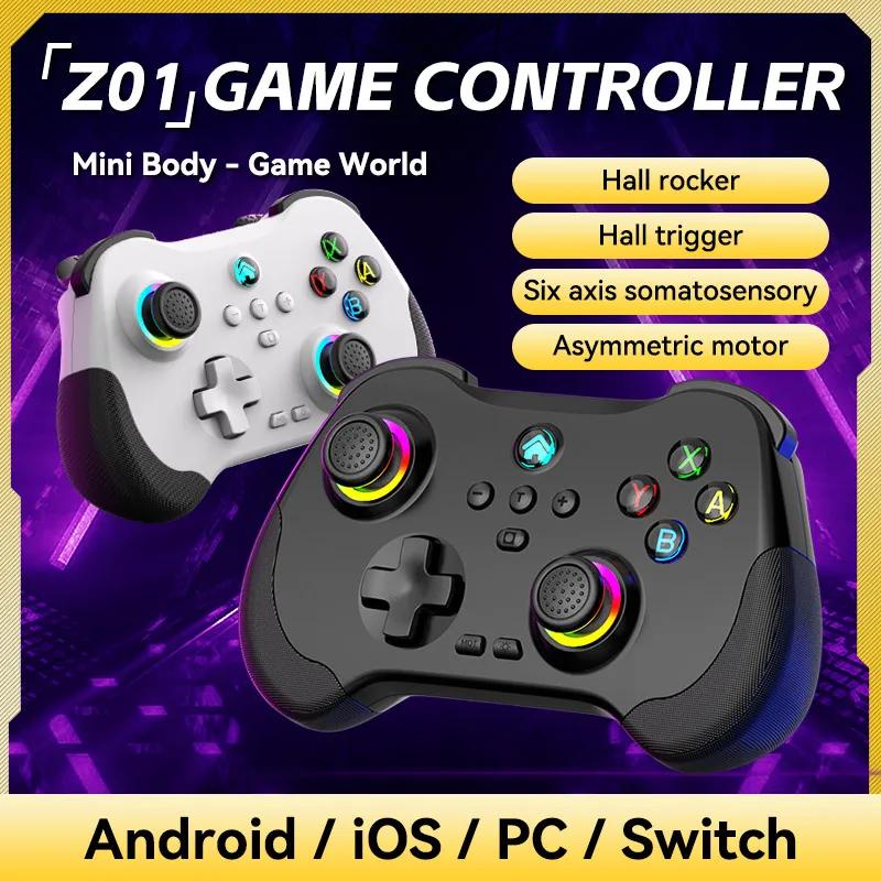 Wireless Gamepad Gaming Controller Wake Up Joystick 6-Axis Gyro ...