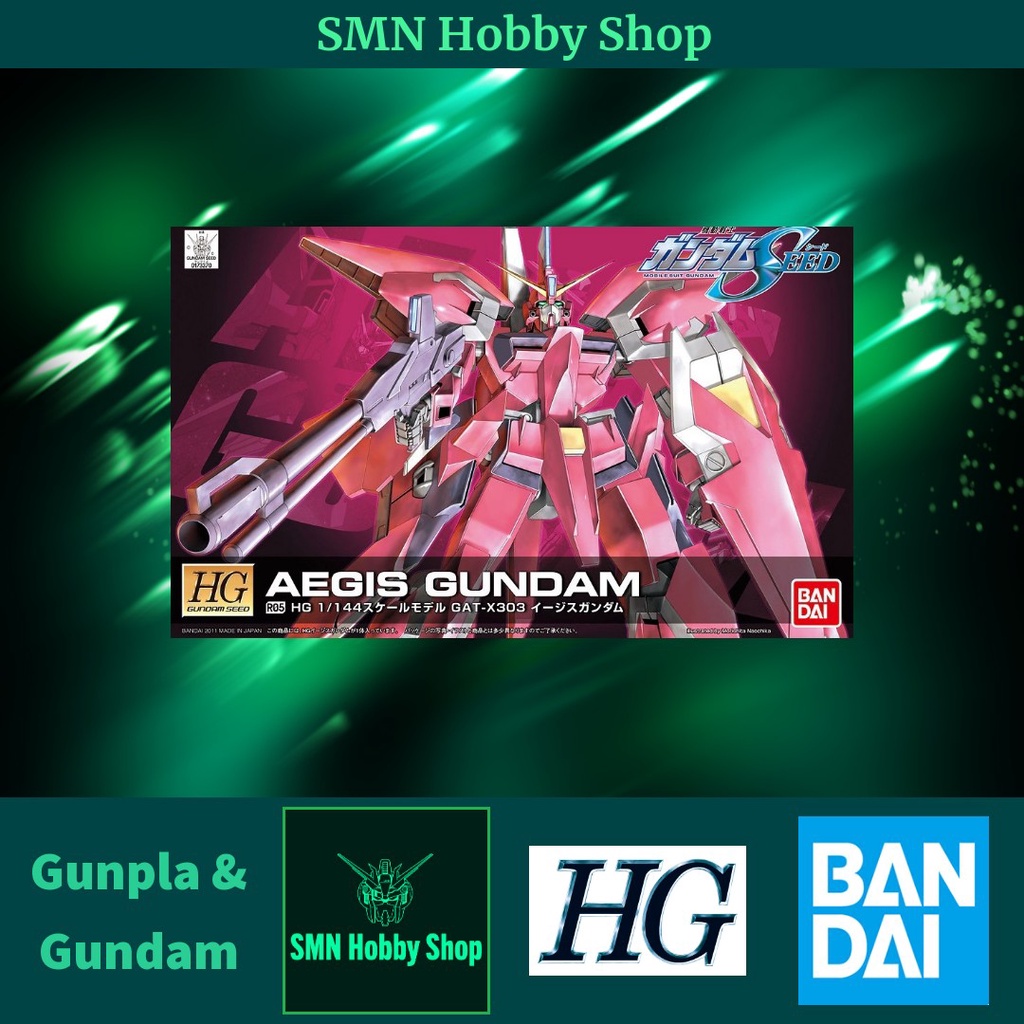 HG 1/144 Aegis Gundam SEED R05 Gunpla Gundam Toys Plastic Model Kit [HGCE] (Bandai) | Shopee ...