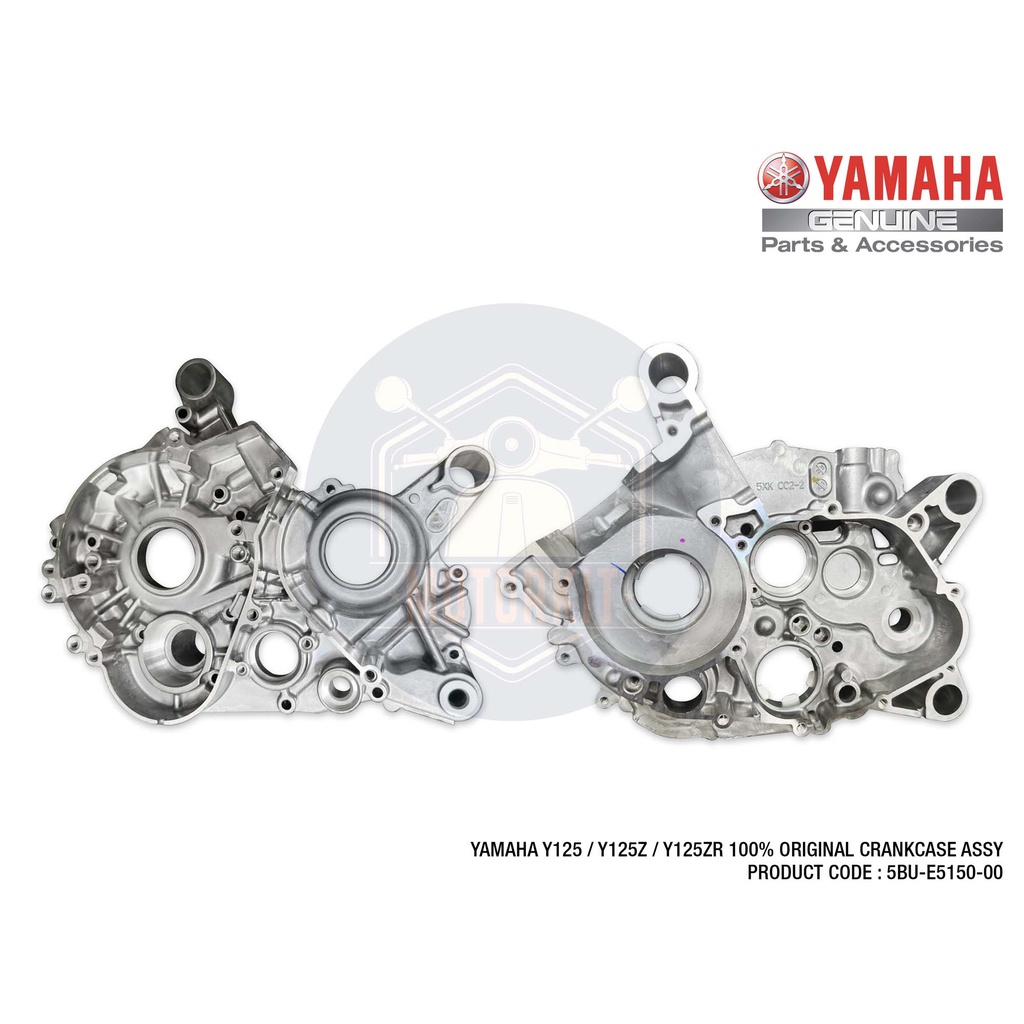 YAMAHA Y125 Y125Z Y125ZR 125Z 125ZR 100% ORIGINAL CRANKCASE ASSY ENGINE INNER CASE CASING KULIT ...