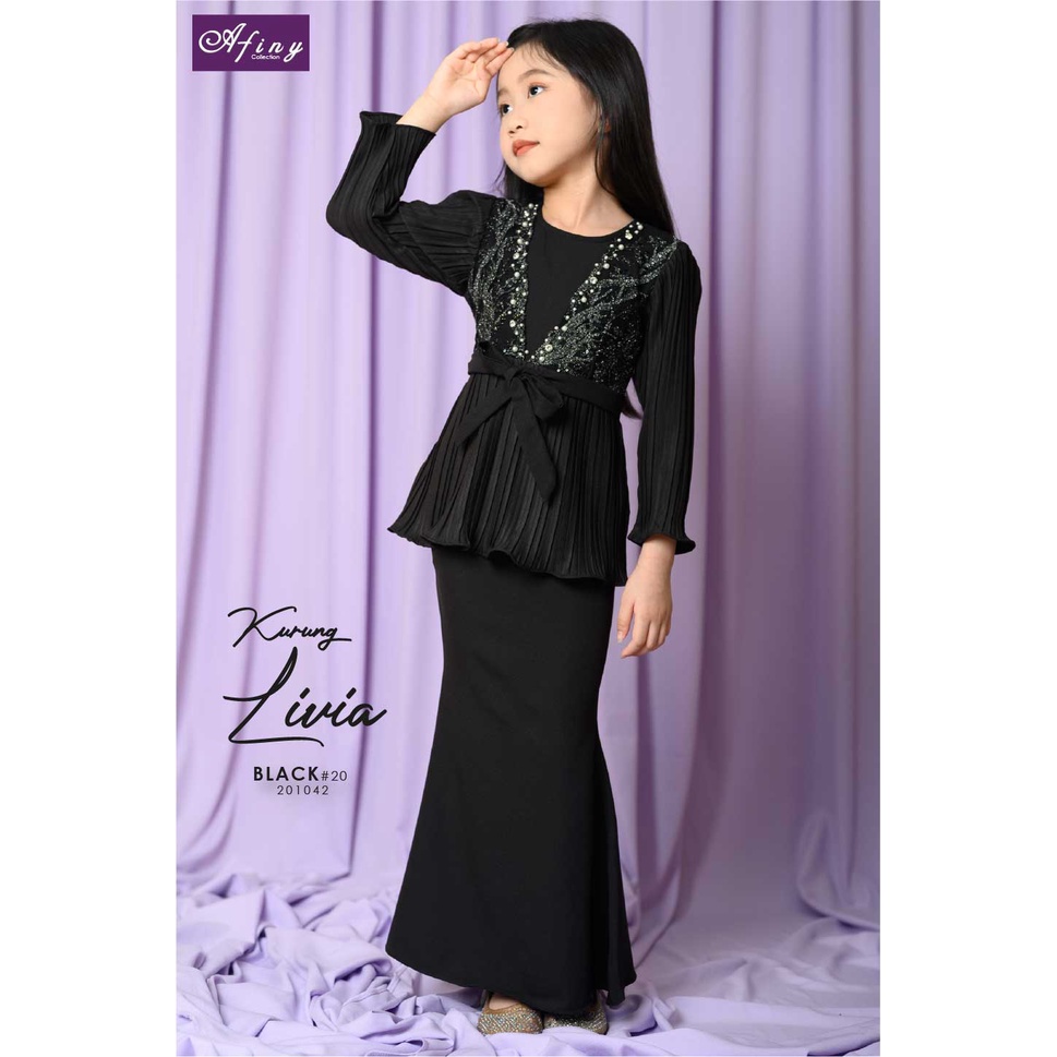 BAJU KURUNG BUDAK BAJU KURUNG KIDS LIVIA AF PLEATED BAJU RAYA 2024 PAGE 2 BAJU KURUNG MODEN ...