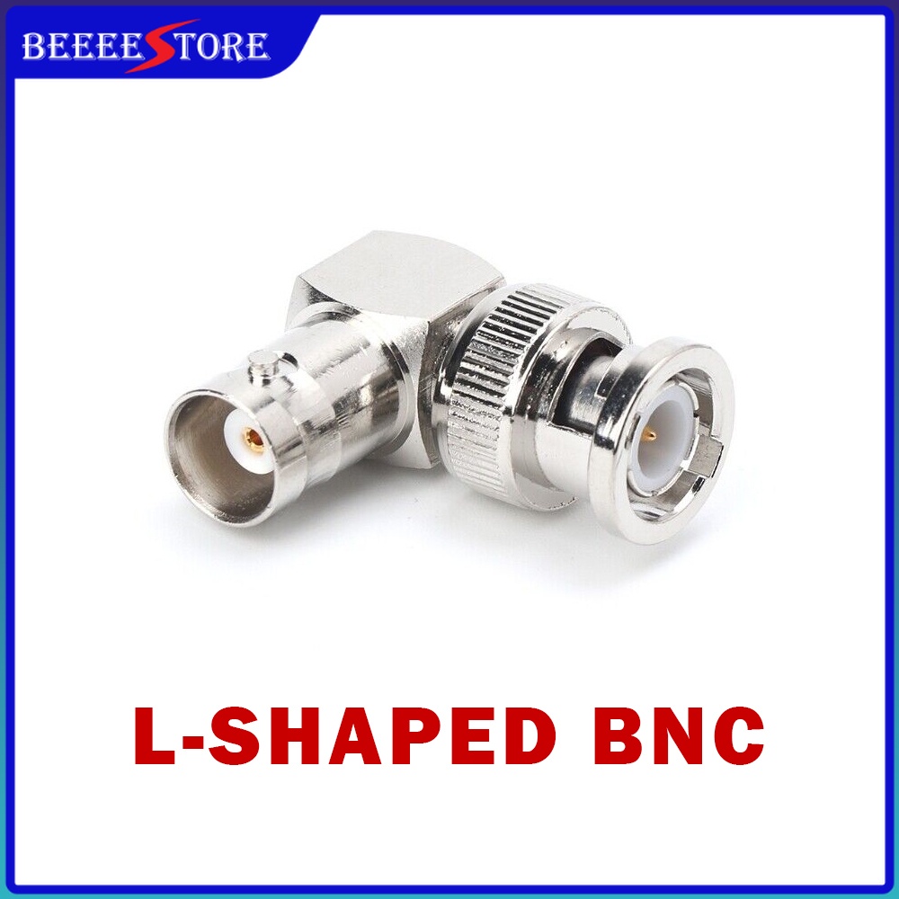 RF Coaxial Cable Adapter L-shaped BNC Male Right Angle to Female Connector | Shopee Malaysia
