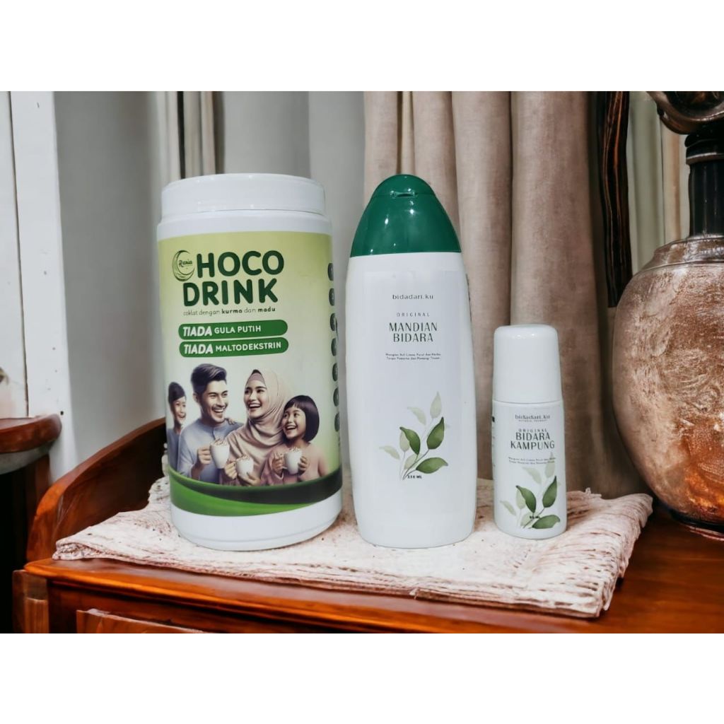 Kombo 3 | Rania Choco Drink | Bidara Roll On | Mandian Bidara | Shopee ...