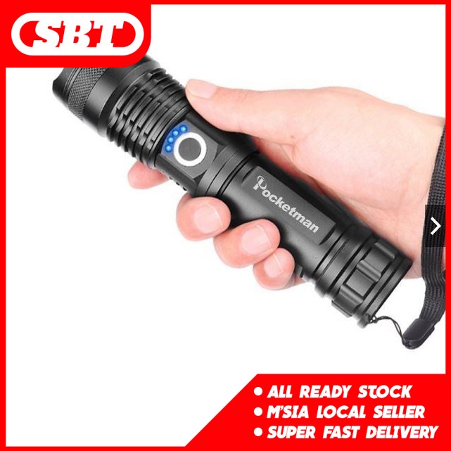 XHP50 50000 lumens XLamp xhp50 most powerful flashlight usb Zoom led ...