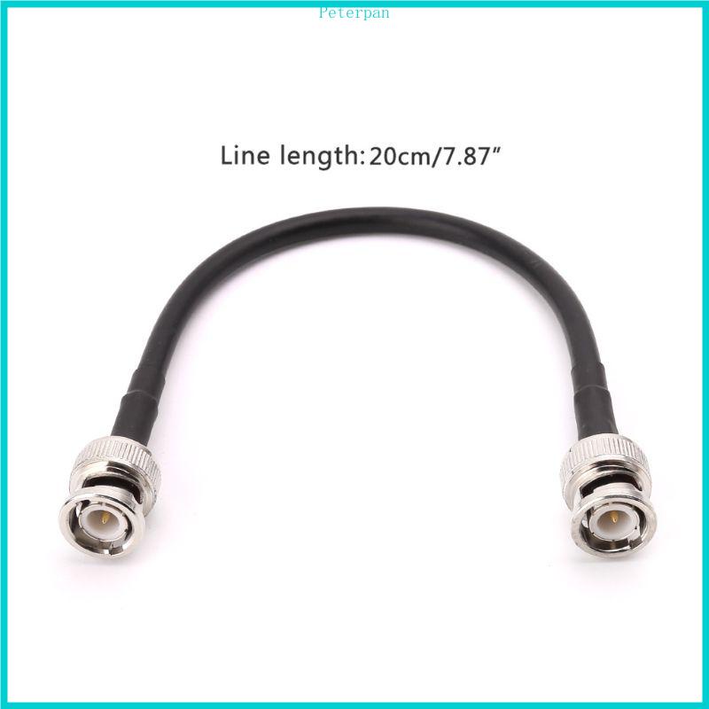 RPAN BNC Male To BNC Male RG58 Pigtail Cable 20cm Connector Crimp Coax ...