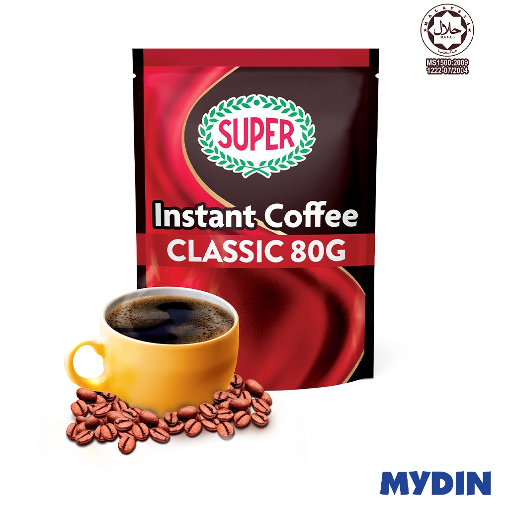 Super Classic Instant Coffee (80g) | Shopee Malaysia