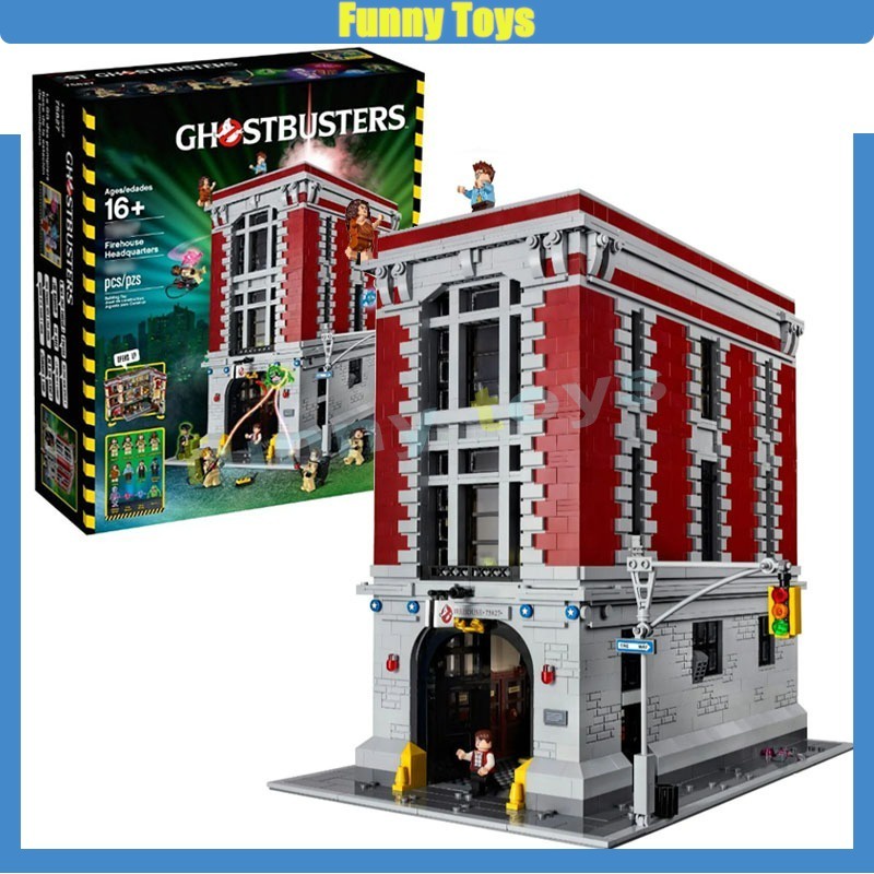 75827 Firehouse Headquarters Building Blocks Ghostbusters - Super Expendables Toys Adult Boys ...