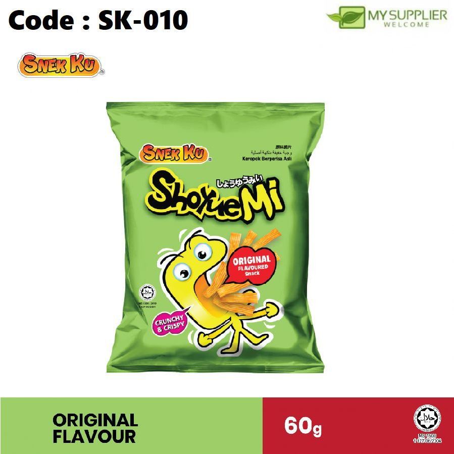 SK-010 60G Snek Ku Shoyuemi Snack - Original Flavour (Green - BIG) | Shopee Malaysia
