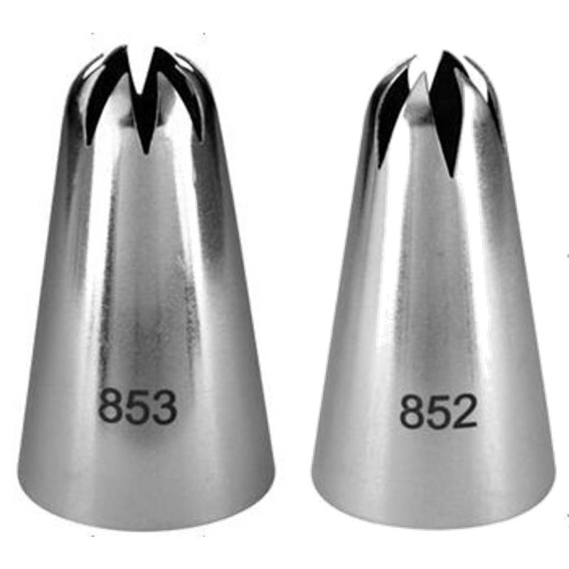 [#852/#853] Stainless Steel Icing Piping Nozzle Tip #852 #853裱花嘴 Tip Cake Hiasian | Shopee Malaysia