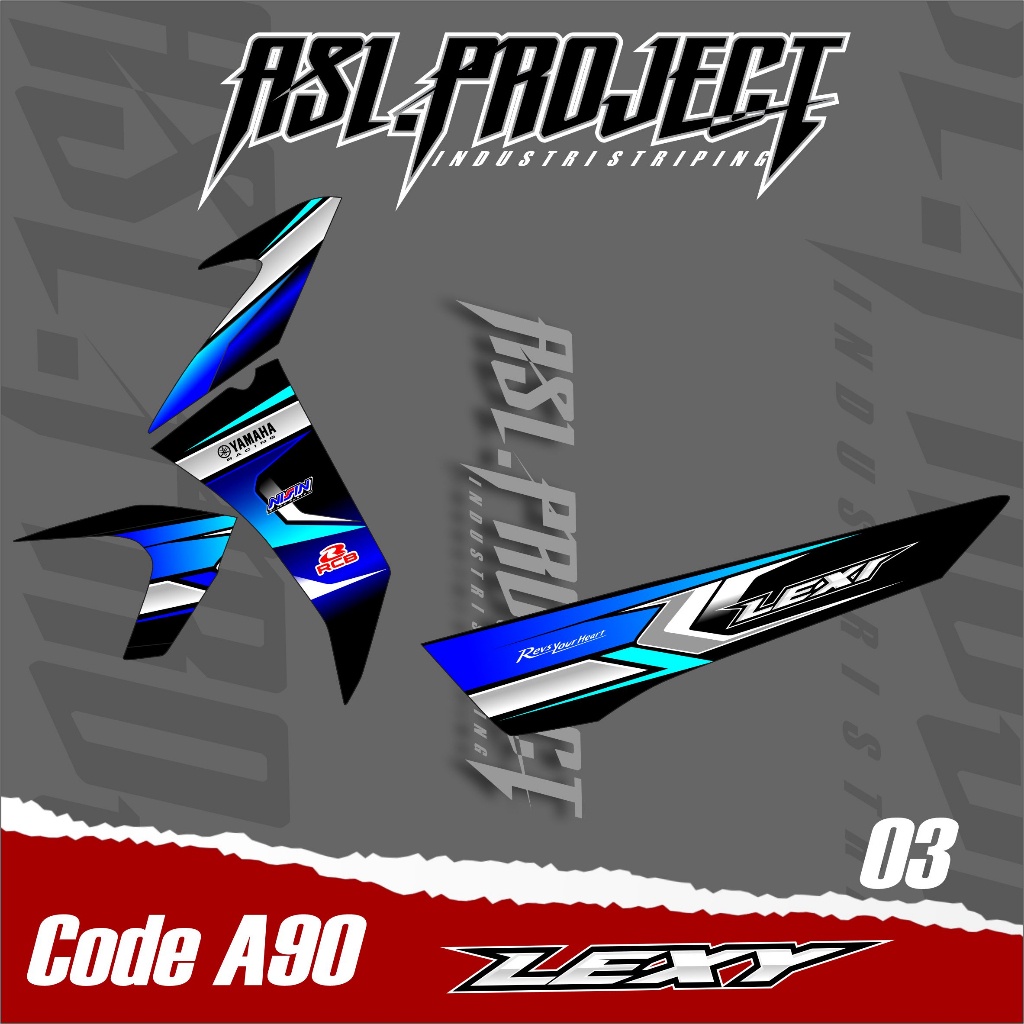 Axle striping-CODE A90 DECAL striping yamaha lexy Lits Latest yamaha ...