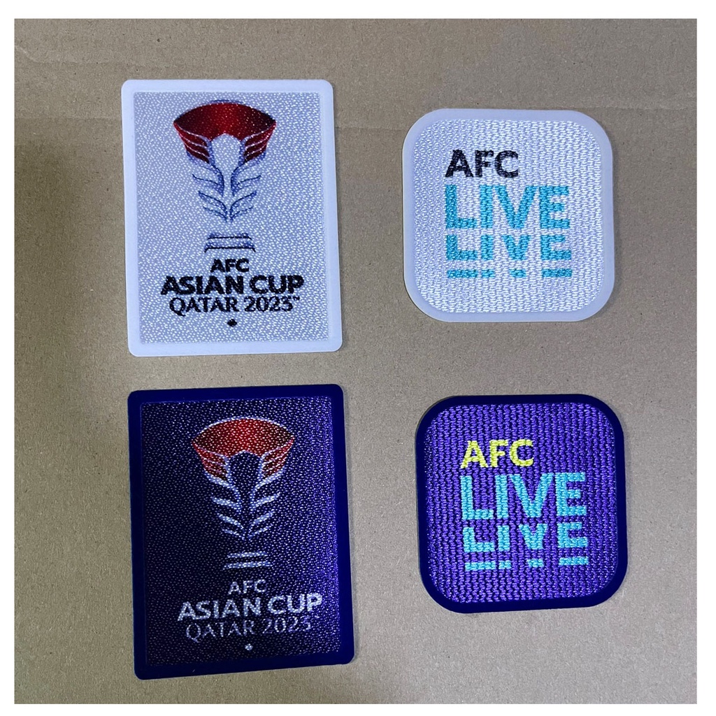 2023 Asian Cup Patch Heat Transfer Iron On Soccer Patch Badge | Shopee ...