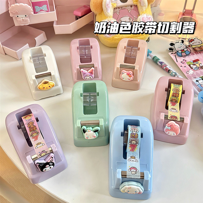 Cute Kuromi Cinnamoroll Anime Kawaii Mini Tape Cutter Cute Cartoon ...