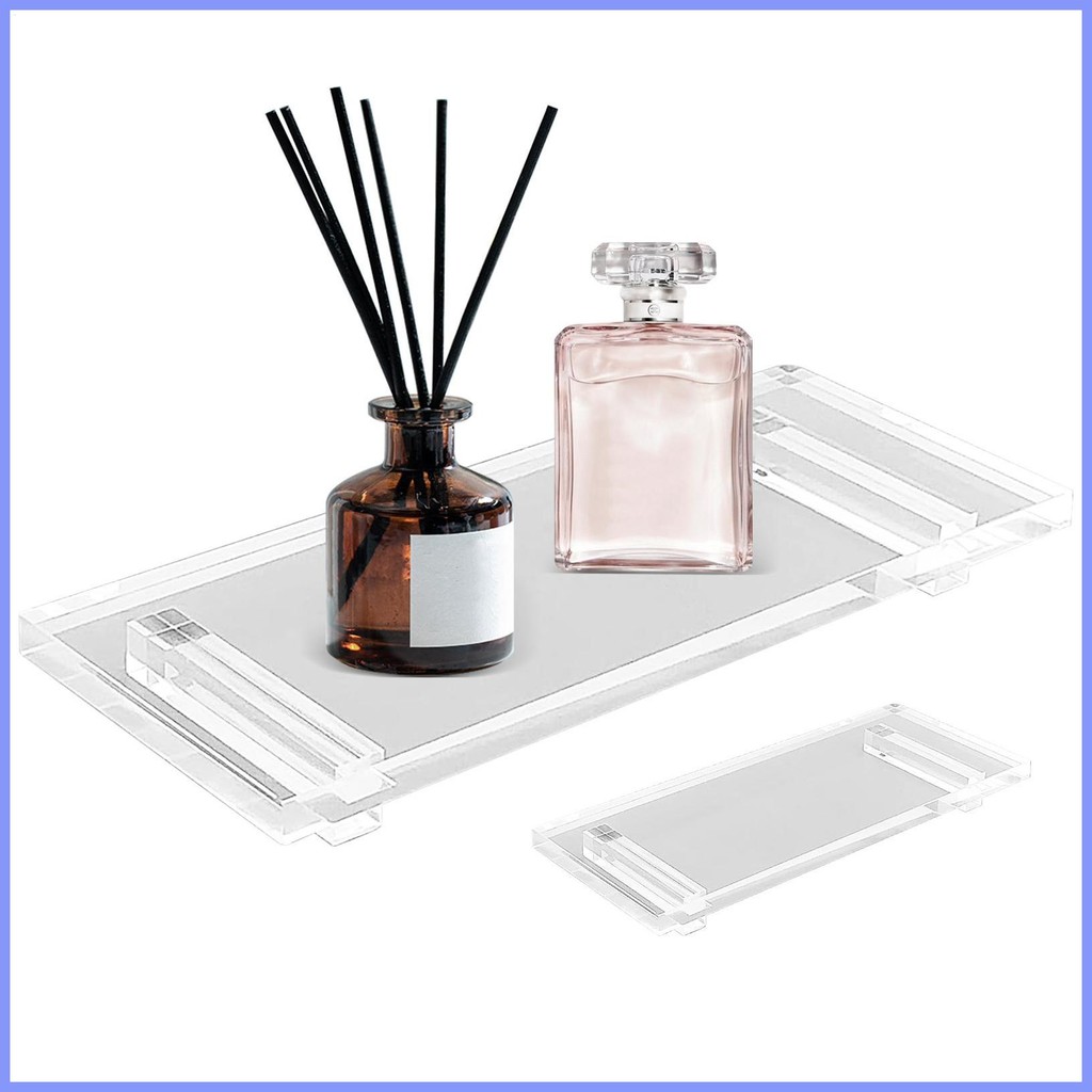 Acrylic Vanity Tray Clear Display Base Home Decor Clear Display Base ...
