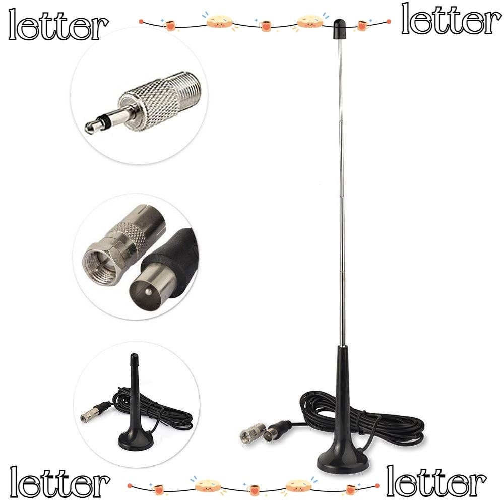 LETTER DAB Radio Antenna, Connector Adapter Enhanced Signal AM/FM ...