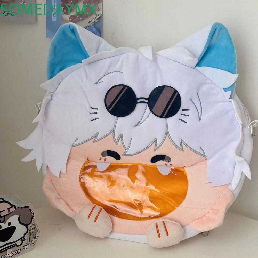 SOMEDAYMX Satoru Gojo Itabag, Japanese Anime Kawaii Jujutsu Kaisen Bag ...