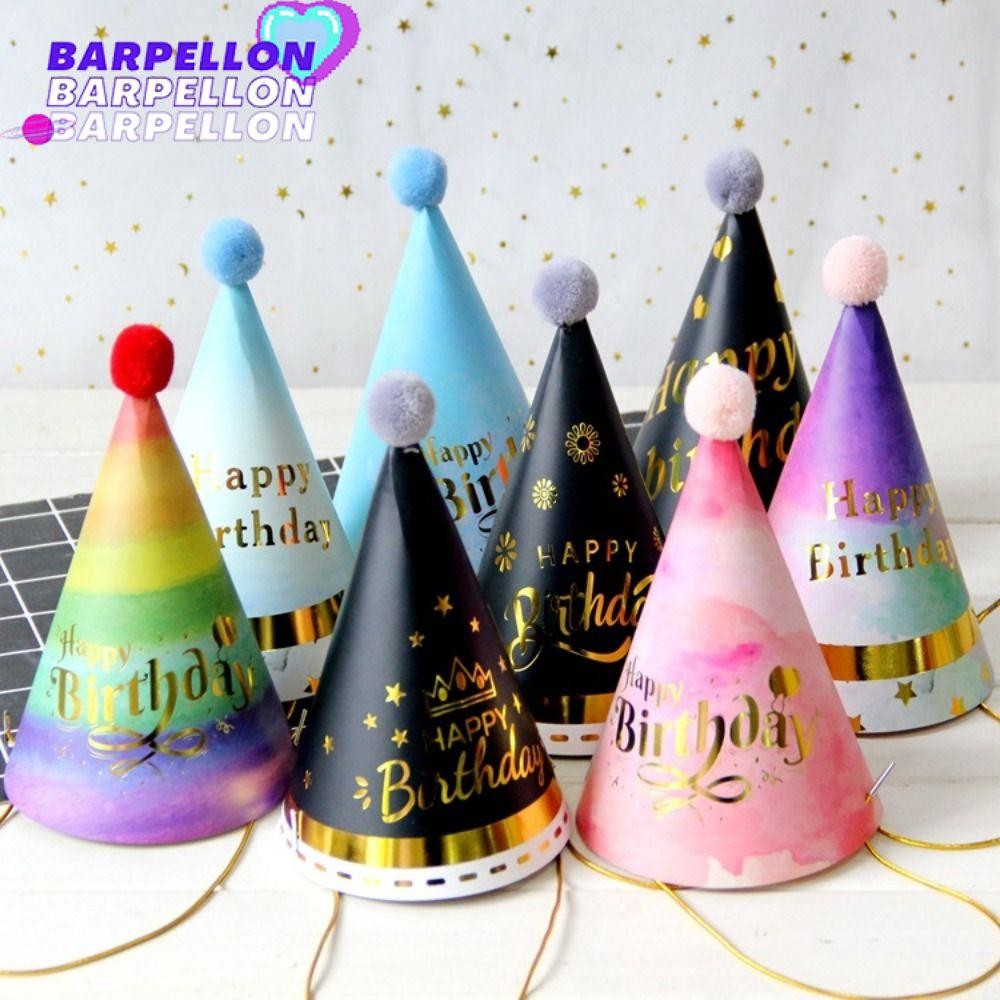 BARPELLON Paper Birthday Crown Hat, Party Home Supplies Happy Birthday ...
