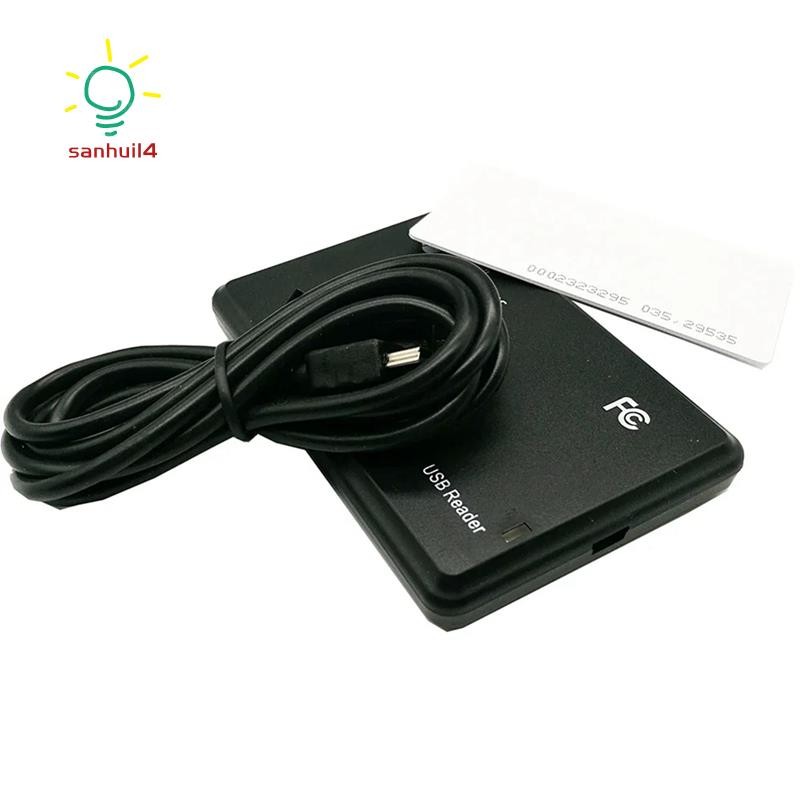 RFID Smart Card Reader with USB Port, 13.56MHz IC Card, Contactless ...