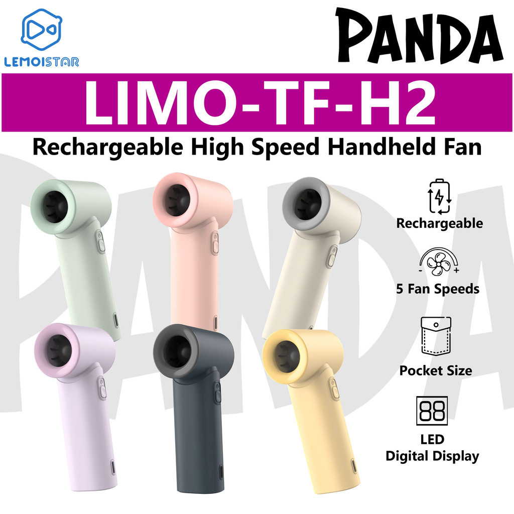 LEMOISTAR TF-H2 High Speed Handheld Fan | Shopee Malaysia