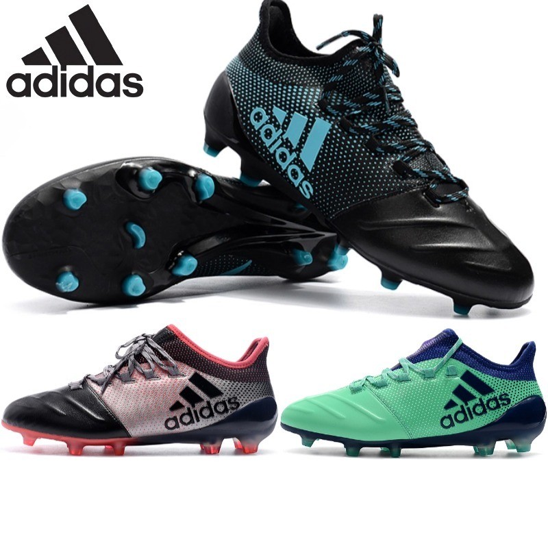 Ready Stock Adidas leather X 17.1 FG FOOTBALL SHOES BOOT BOLA SOCCER ...