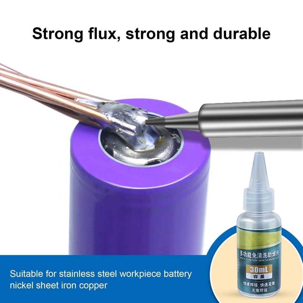 30ml Stainless Steel Flux Battery Electrode Soldering Quick Repair ...