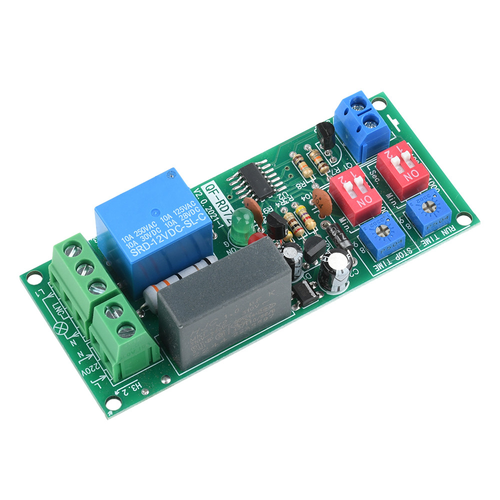 Pcbfun Infinite Cycle Delay Timing Relay Switch On/Off Module 0.5 ...