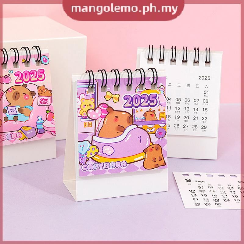 [MANGO] 2025 Mini Desk Calendar Office Desktop School Supplies Cute ...