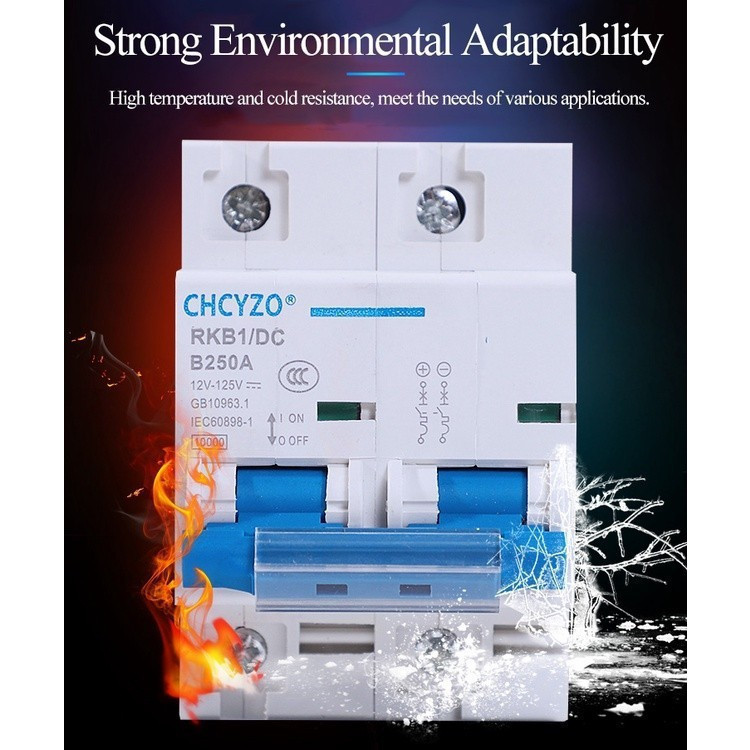 Risin DC Breaker Electric Car Miniature Circuit Breaker DC 12V to 125V ...