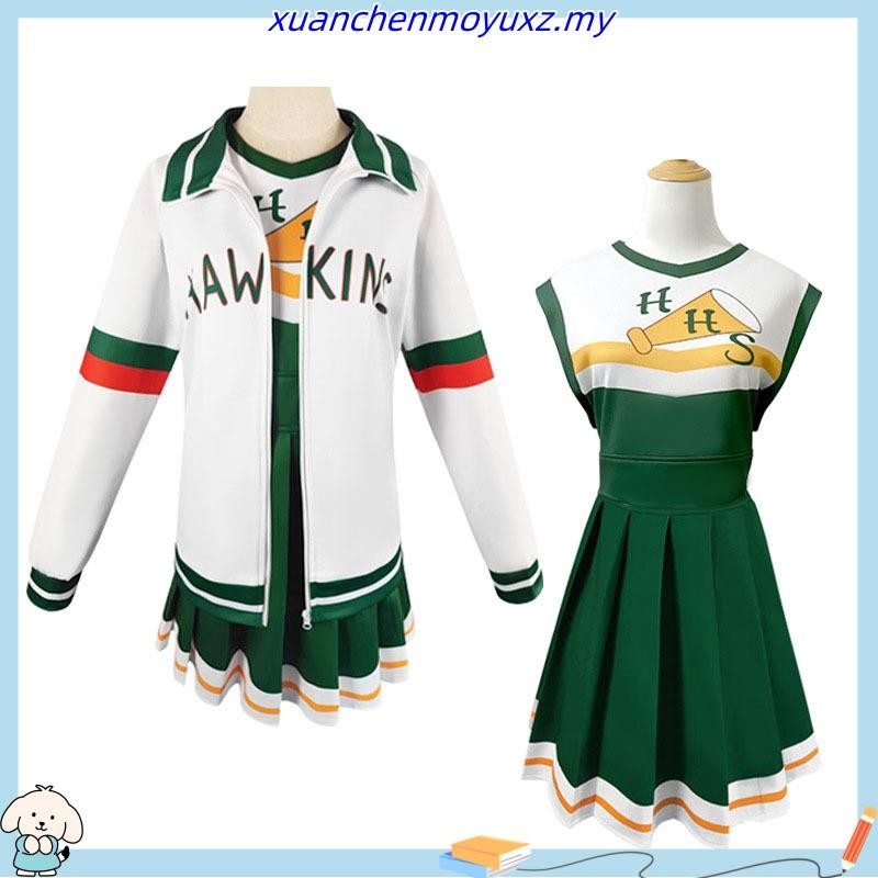 Stranger Things Season 4 Hawkins High School Cheerleading Dress Cosplay ...