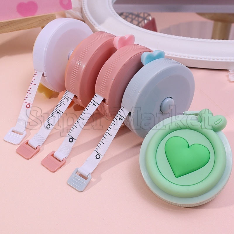 [ Featured ] 1.5M Length Mini Tape Measure / Retractable Soft Measuring ...
