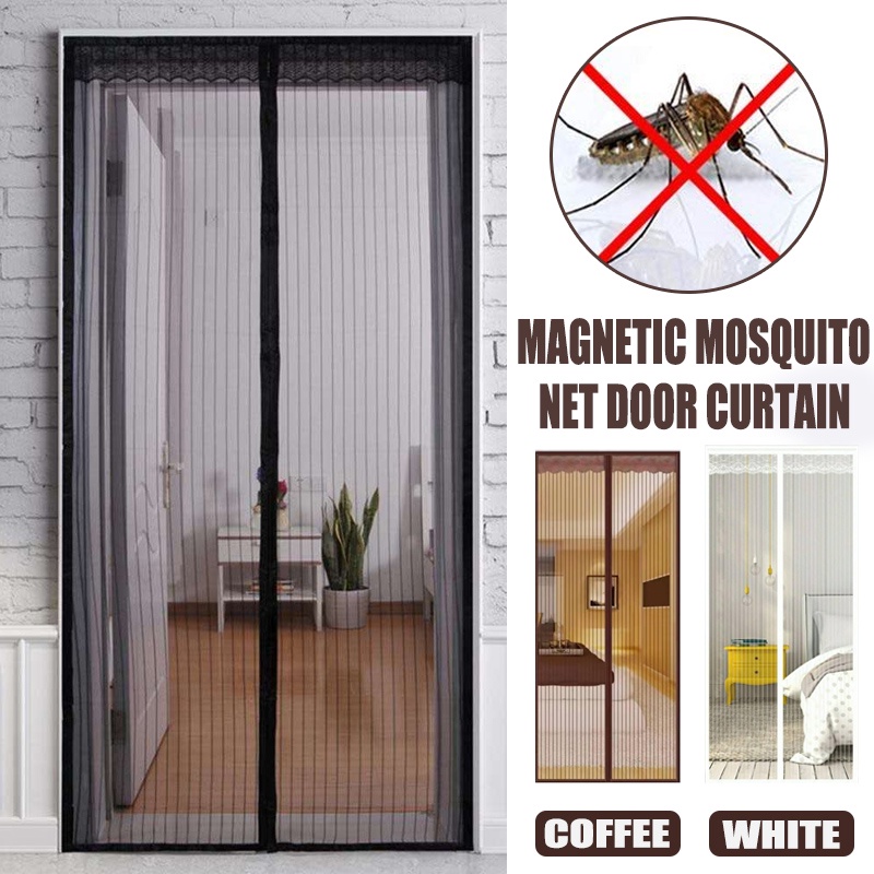 Magnetic Mosquito Net Door Summer Anti Bug Fly Door Curtains Mesh ...