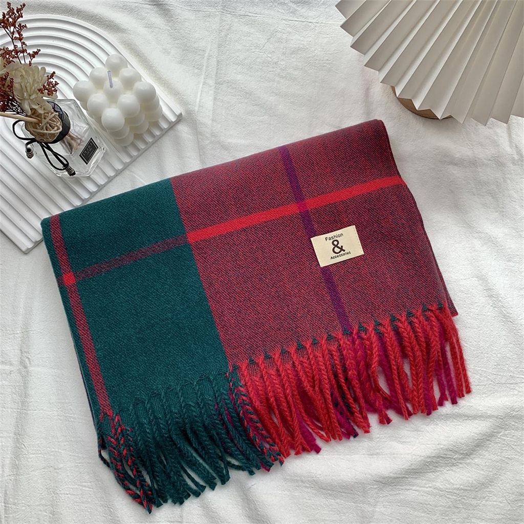 Autumn Winter Warm Shawl Scarf 73*26inch/270g Man Woman Couple Blend ...