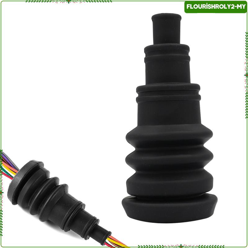[Flourish] Universal Firewall Boot Grommet Rubber Fit for Running Cable ...